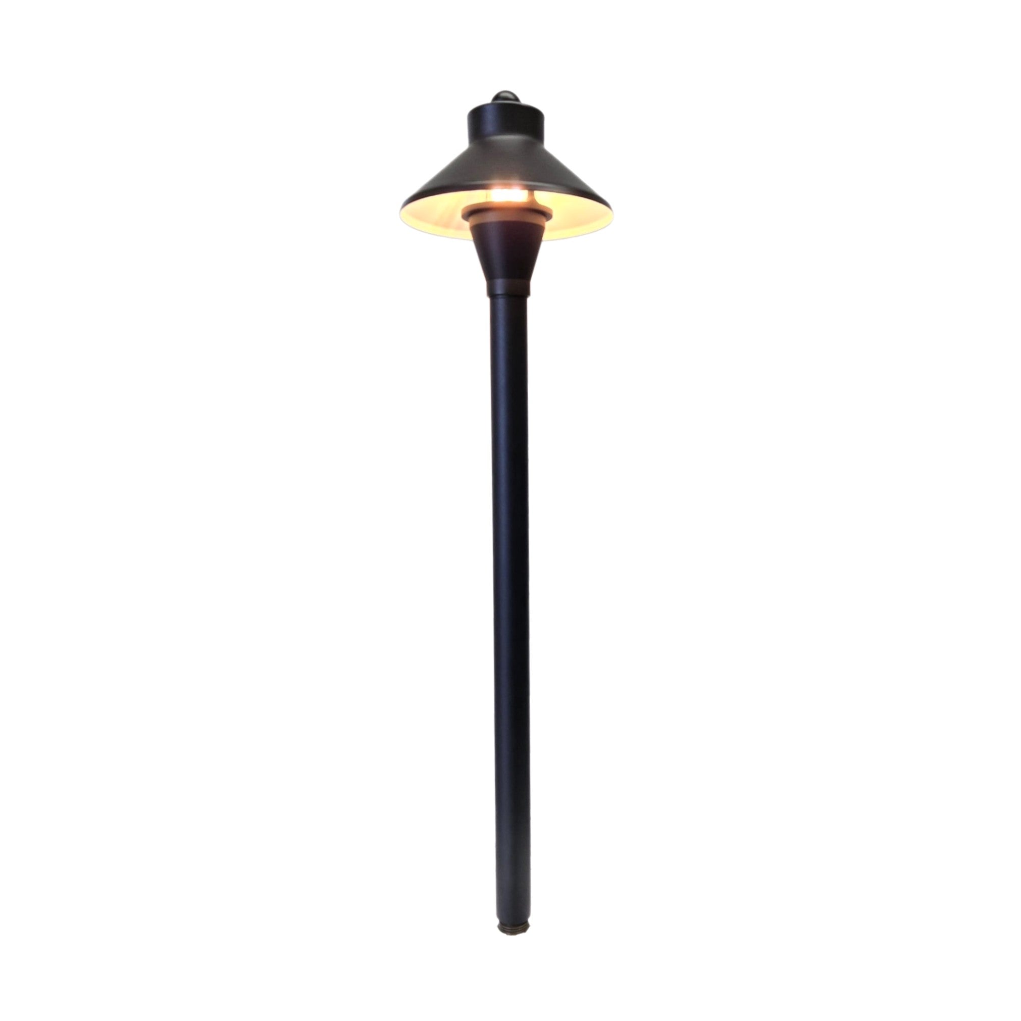 Abajour Solid Brass Pathway Light (Antique Bronze/Black)