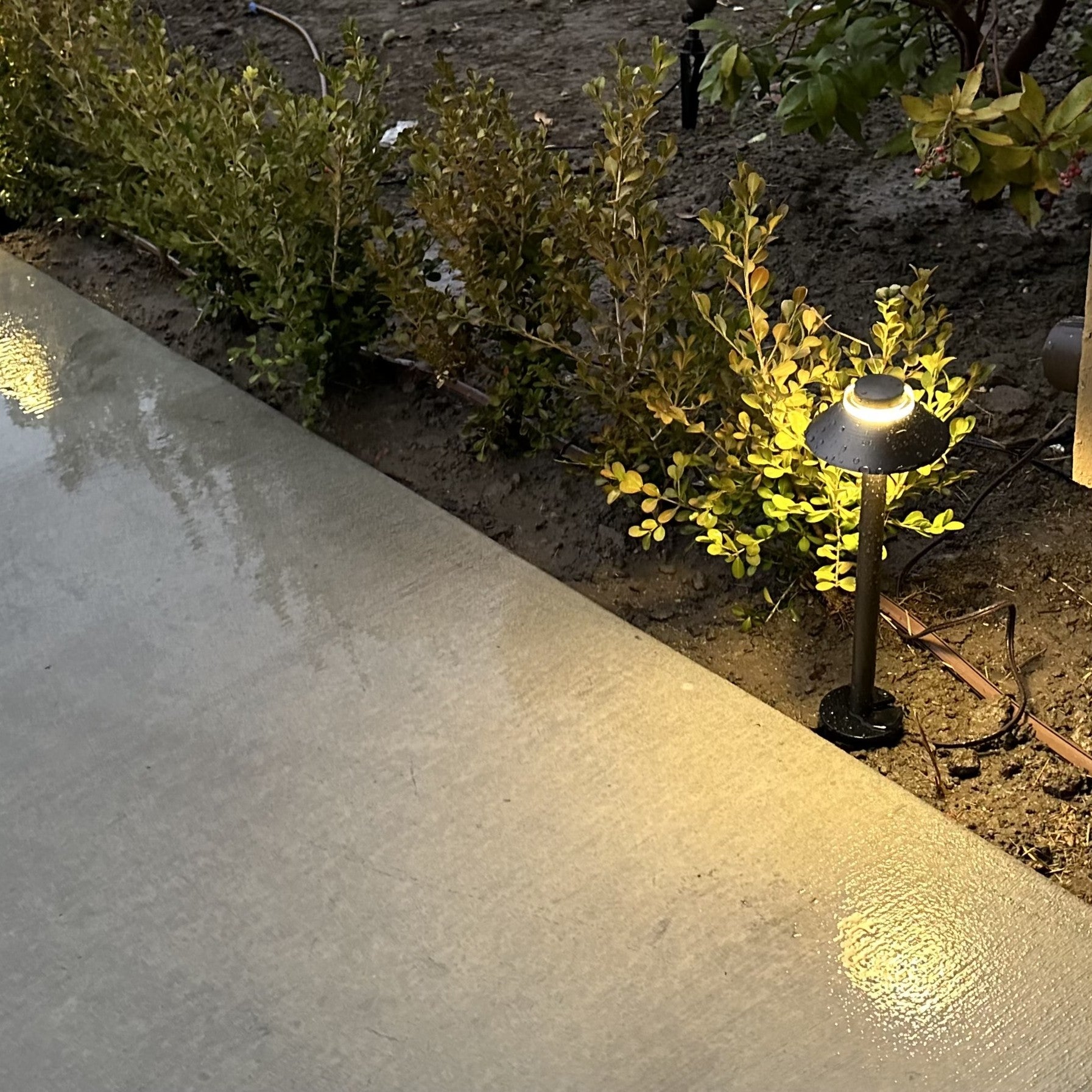 Ange Solid Brass Mini Pathway Light Natural Bronze