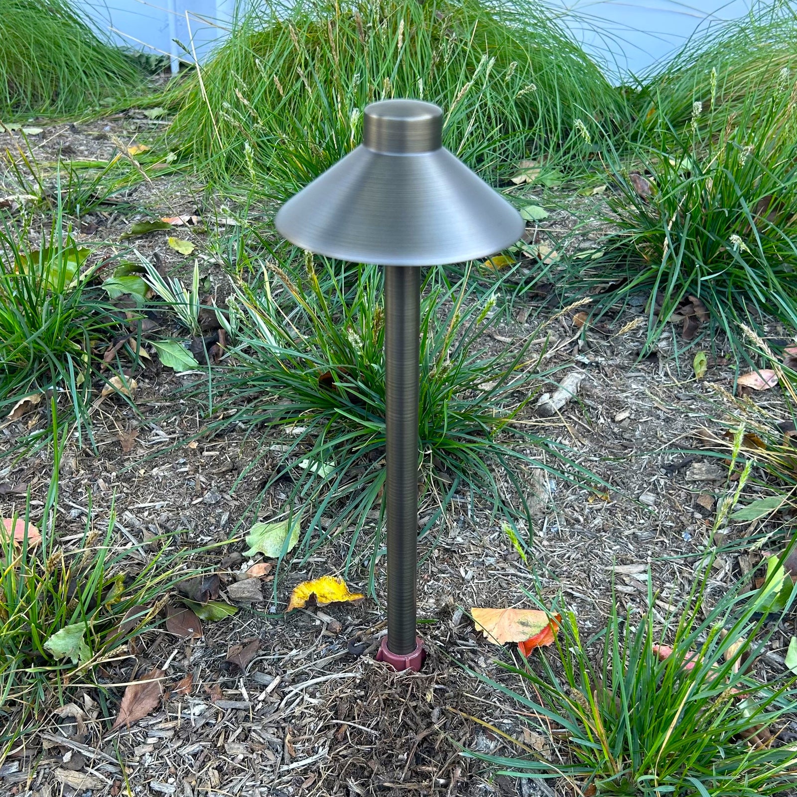Auvent Cast Brass Natural Bronze Mini Path Light