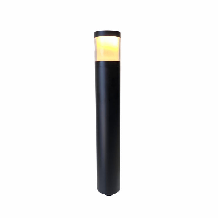 Brilia Cast Brass Black Bollard Pathway Light