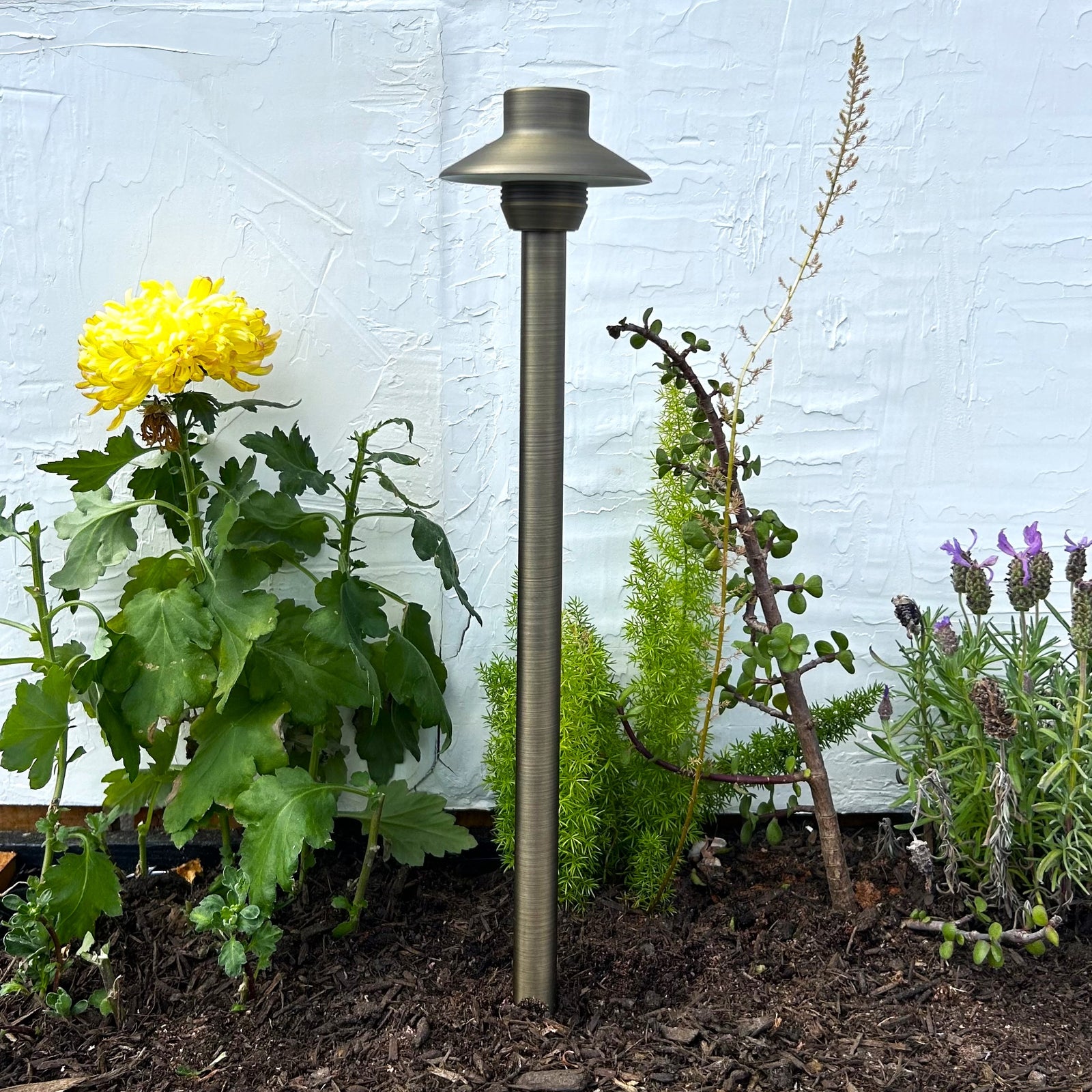 Calypso Solid Cast Brass Pathway Light Antique Bronze & Dark Bronze