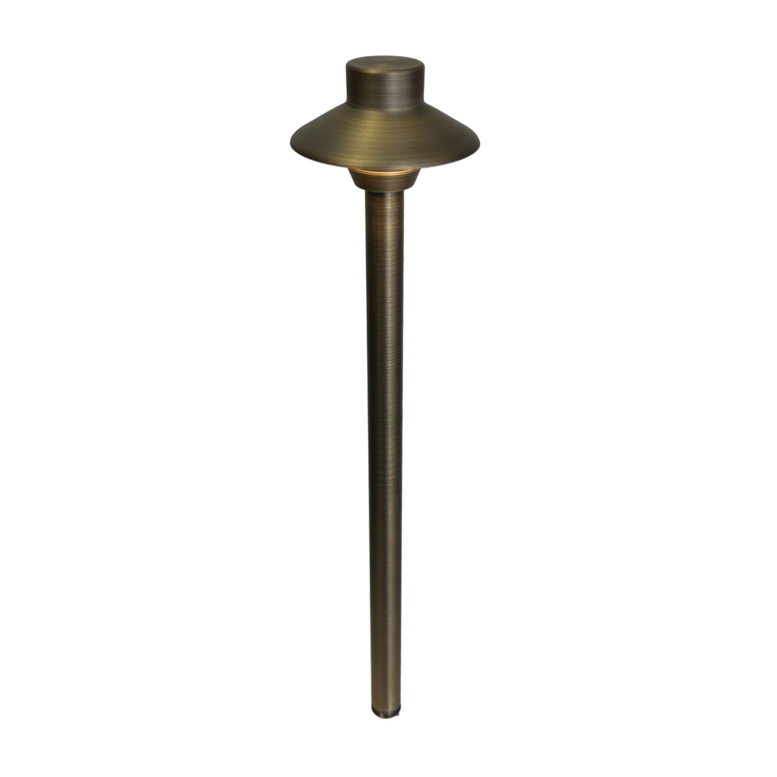 Calypso Solid Cast Brass Pathway Light Antique Bronze & Dark Bronze