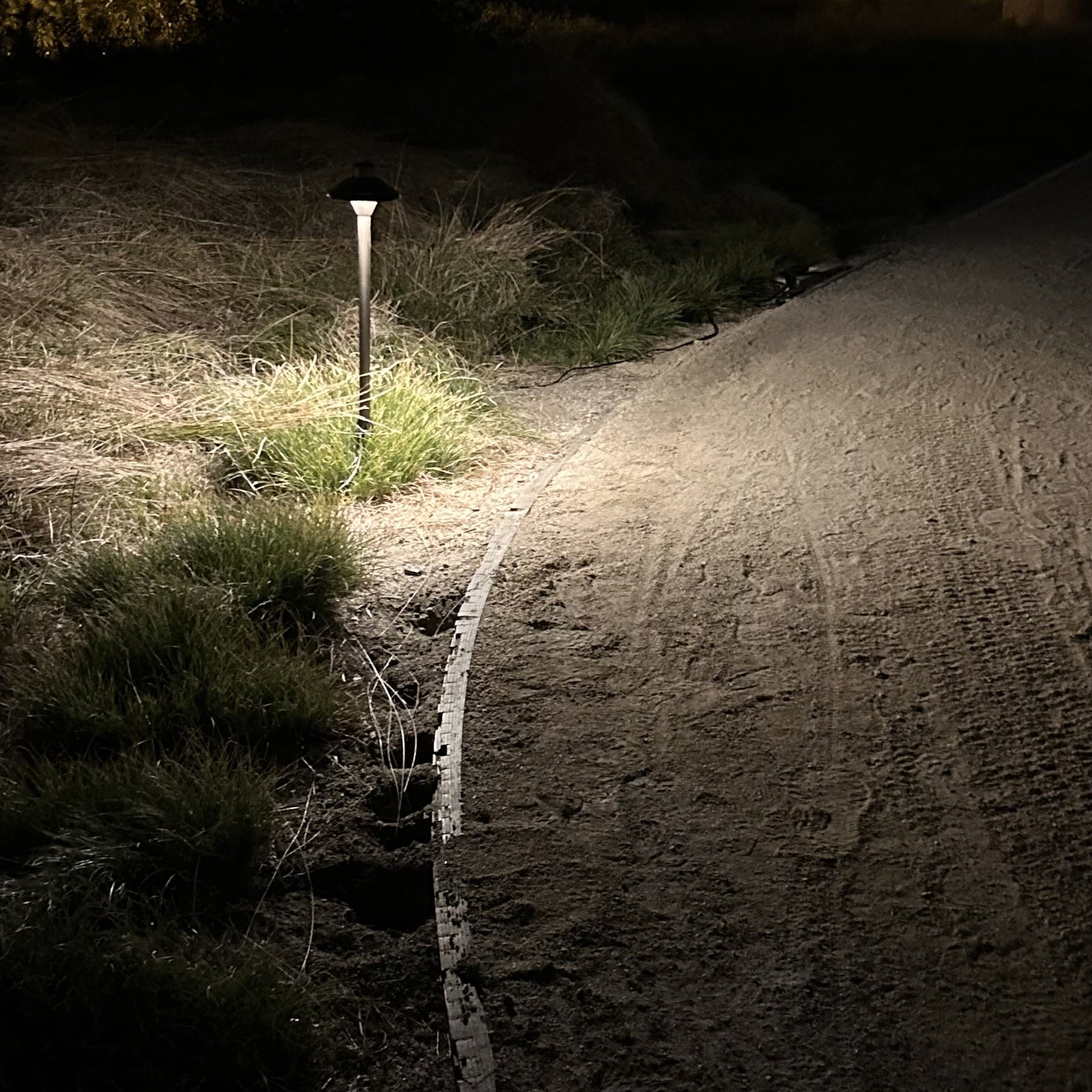 Cascade Solid Cast Brass Pathway Light Natural Bronze