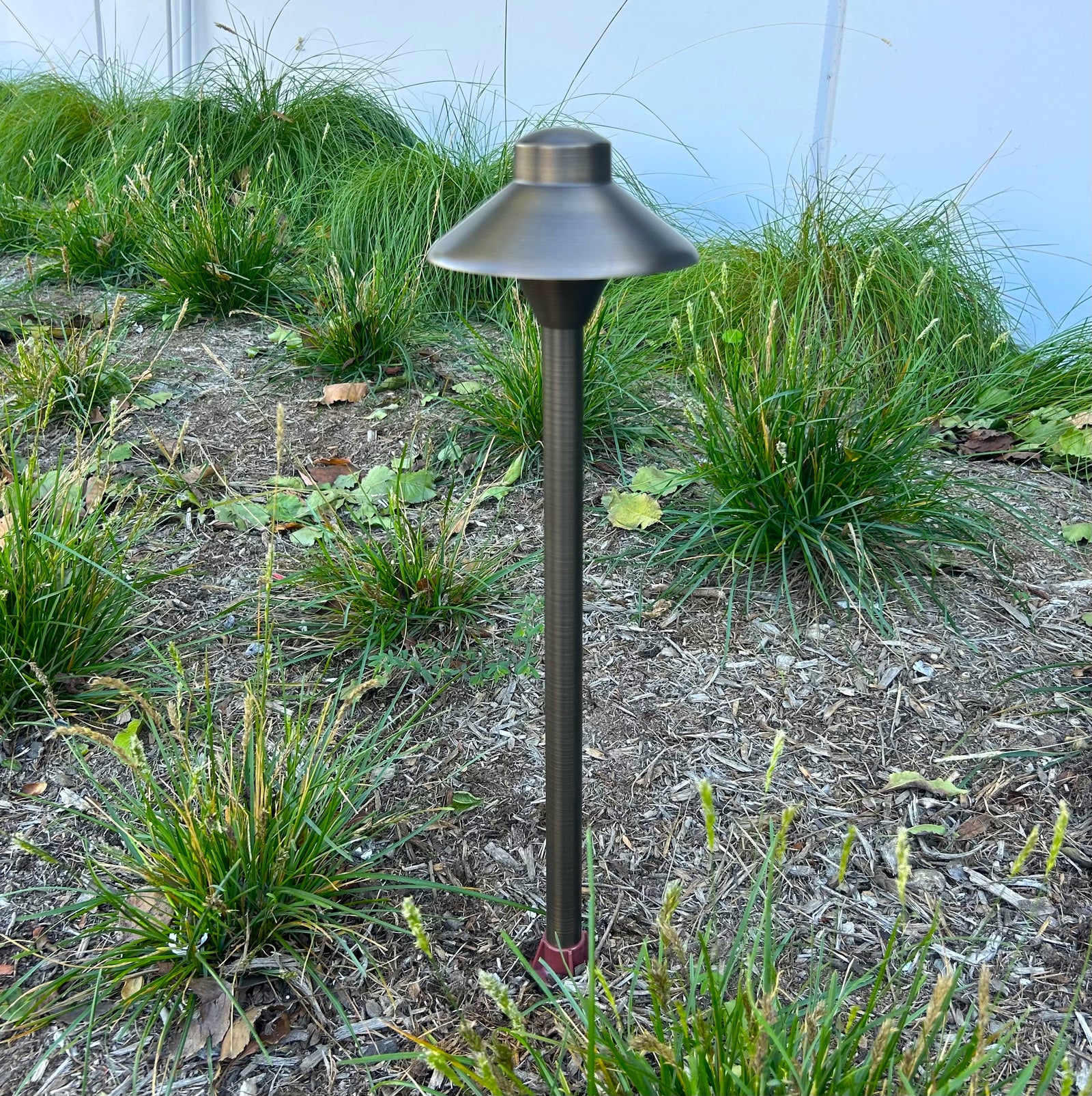 Cascade Solid Cast Brass Pathway Light Natural Bronze