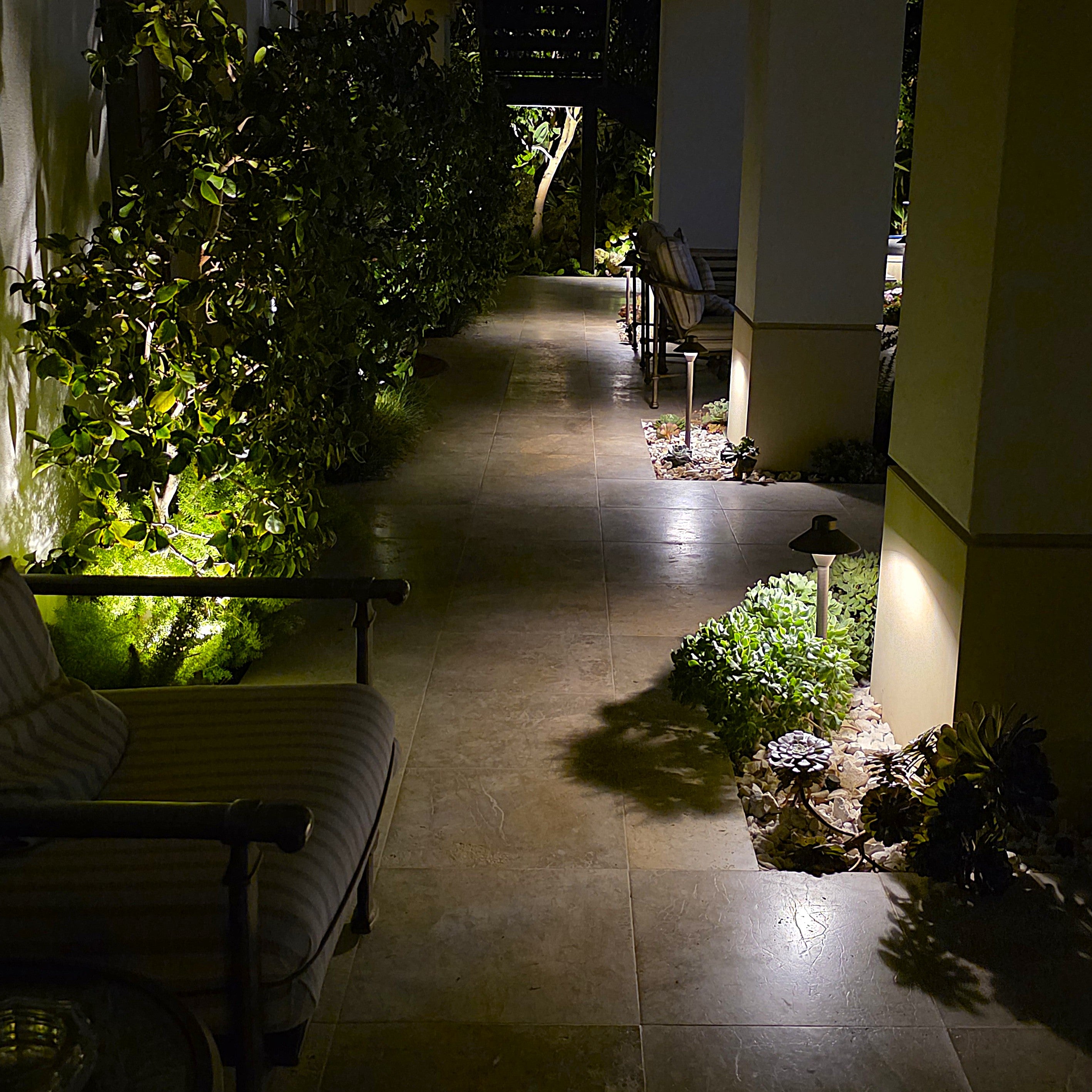 Cascade Natural Copper Path Light Outdoor Lighting