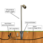 Chambre Stainless Steel Directional Pathway Light