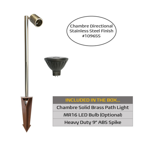 Chambre Stainless Steel Directional Pathway Light