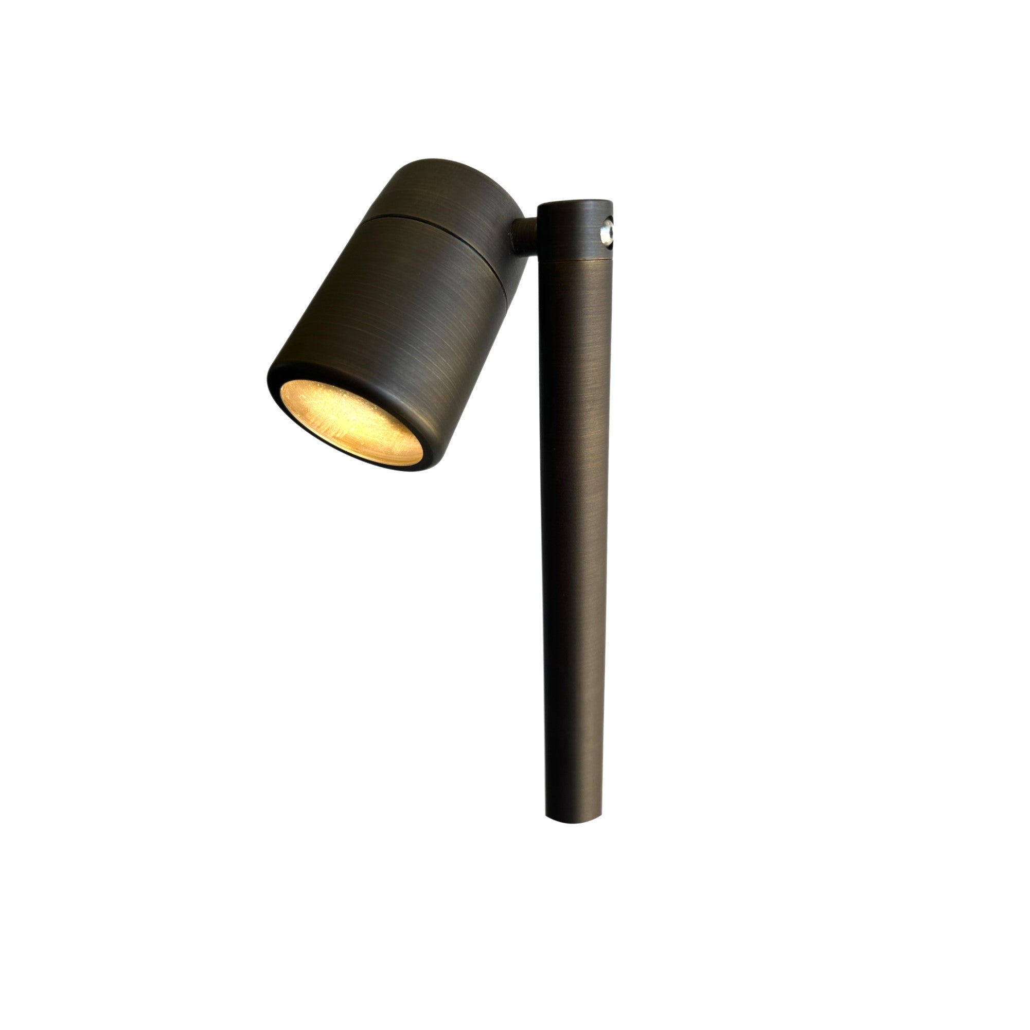 Chambre Solid Brass Directional Pathway Light Natural Bronze