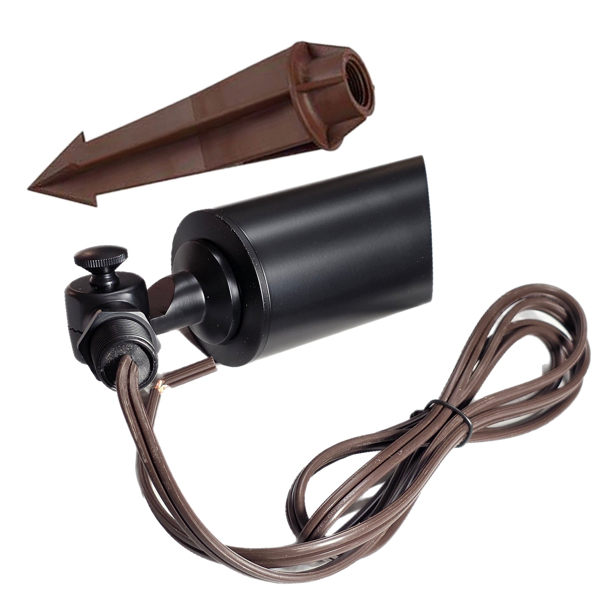Luciole Cast Brass Directional Outdoor Spotlight