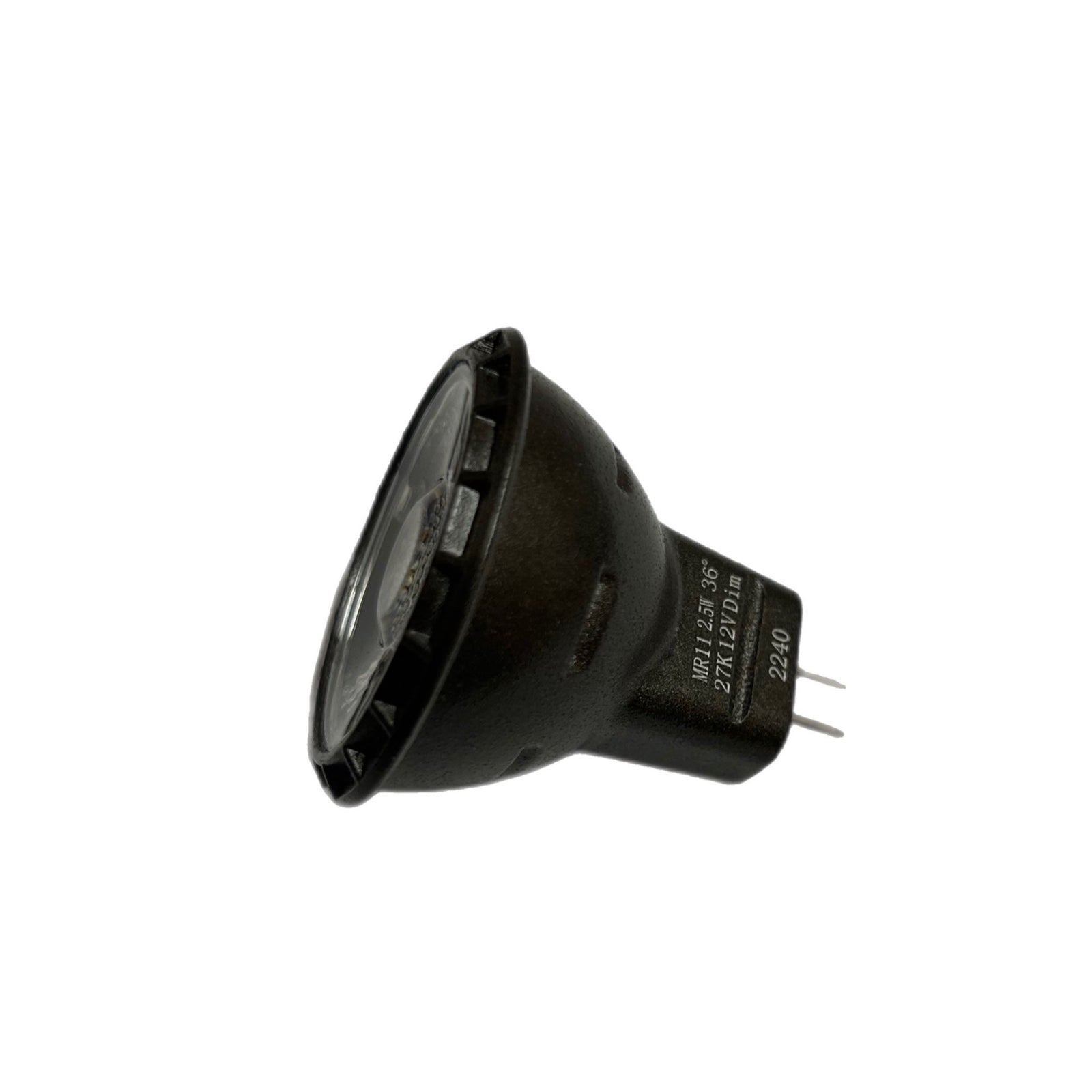 MR11 2.5W LED Bulb 2700K/3000K 36° Dimmable 12V AC/DC 230 Lumens - 20W