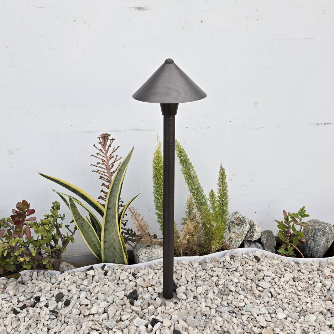 12V Premium Solid Cast Brass Path Light Garden Landscape Lighting