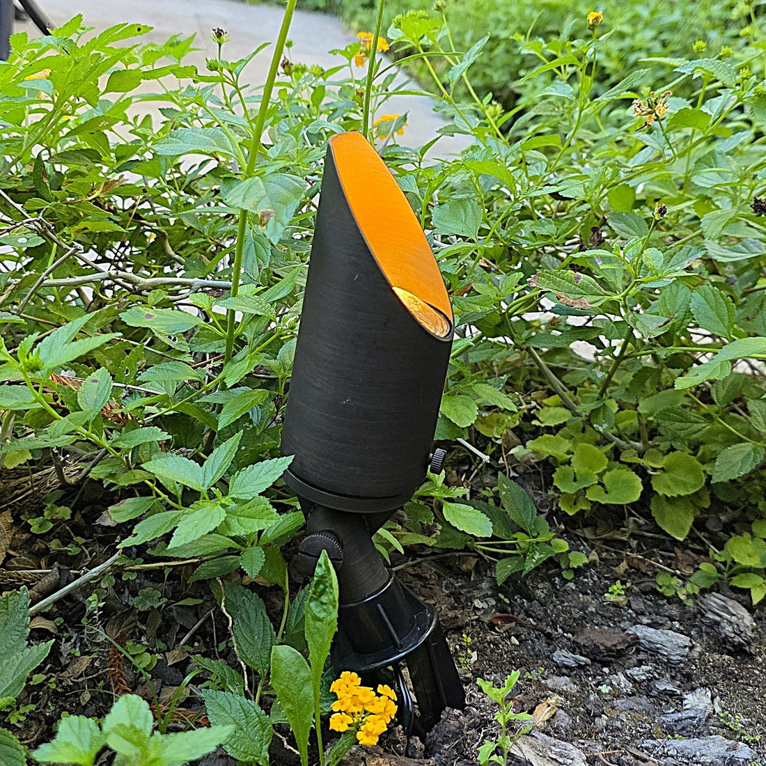 Orage Cast Brass Natural Bronze Spot Light