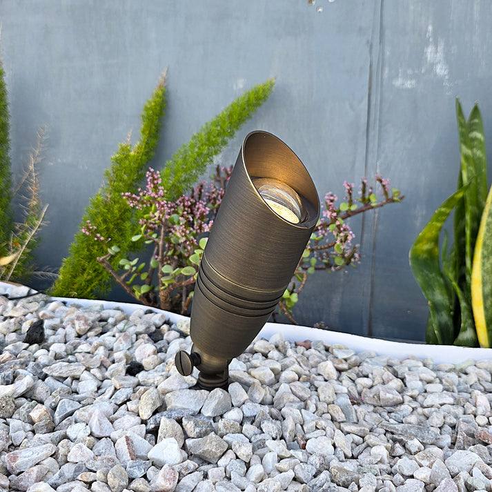 Pack V - Solid Cast Brass Outdoor Landscape Pathway & Spot Lighting