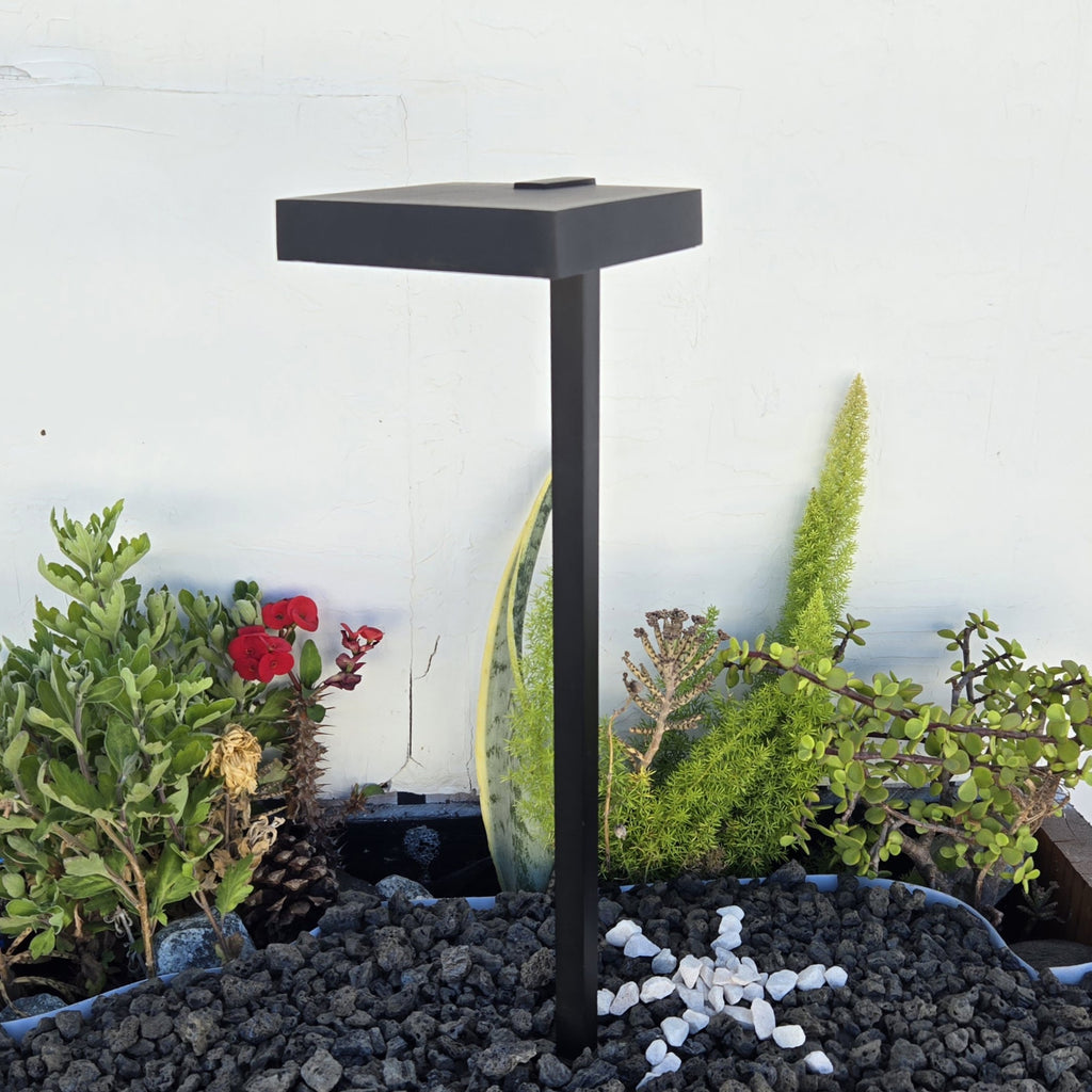 Plateau Cast Brass Contemporary Pathway Light Gun Metal Black