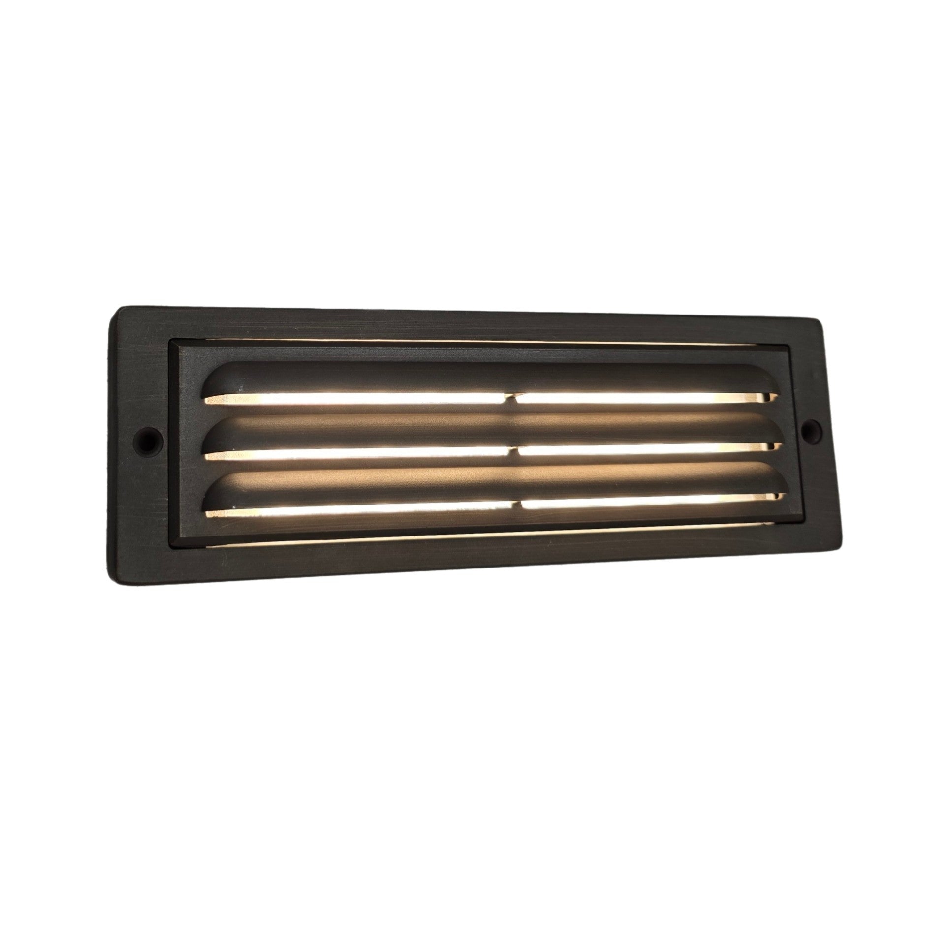 Trois Cast Brass Step and Deck Low Voltage Light