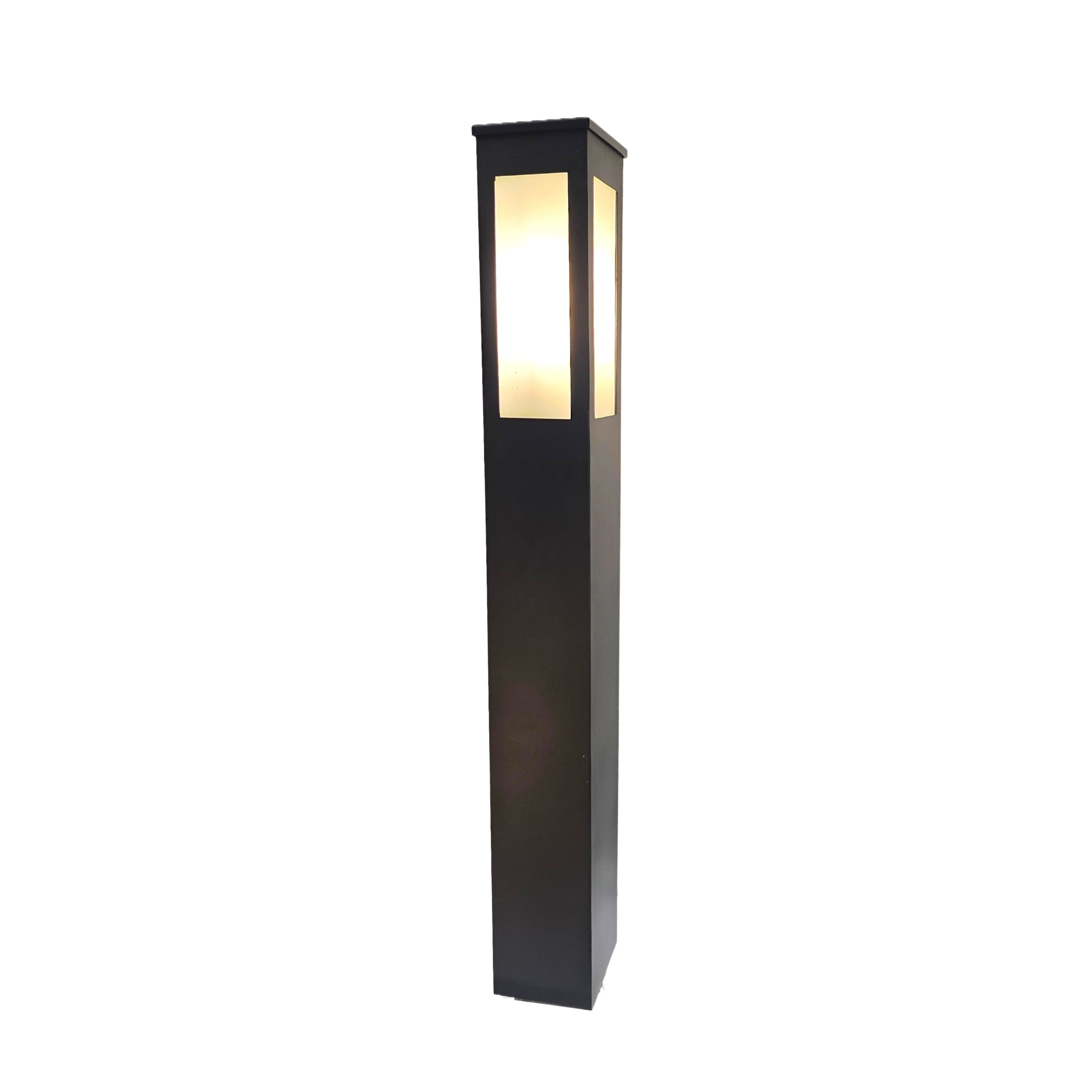 Tour Solid Brass Craftsman Bollard Pathway Light