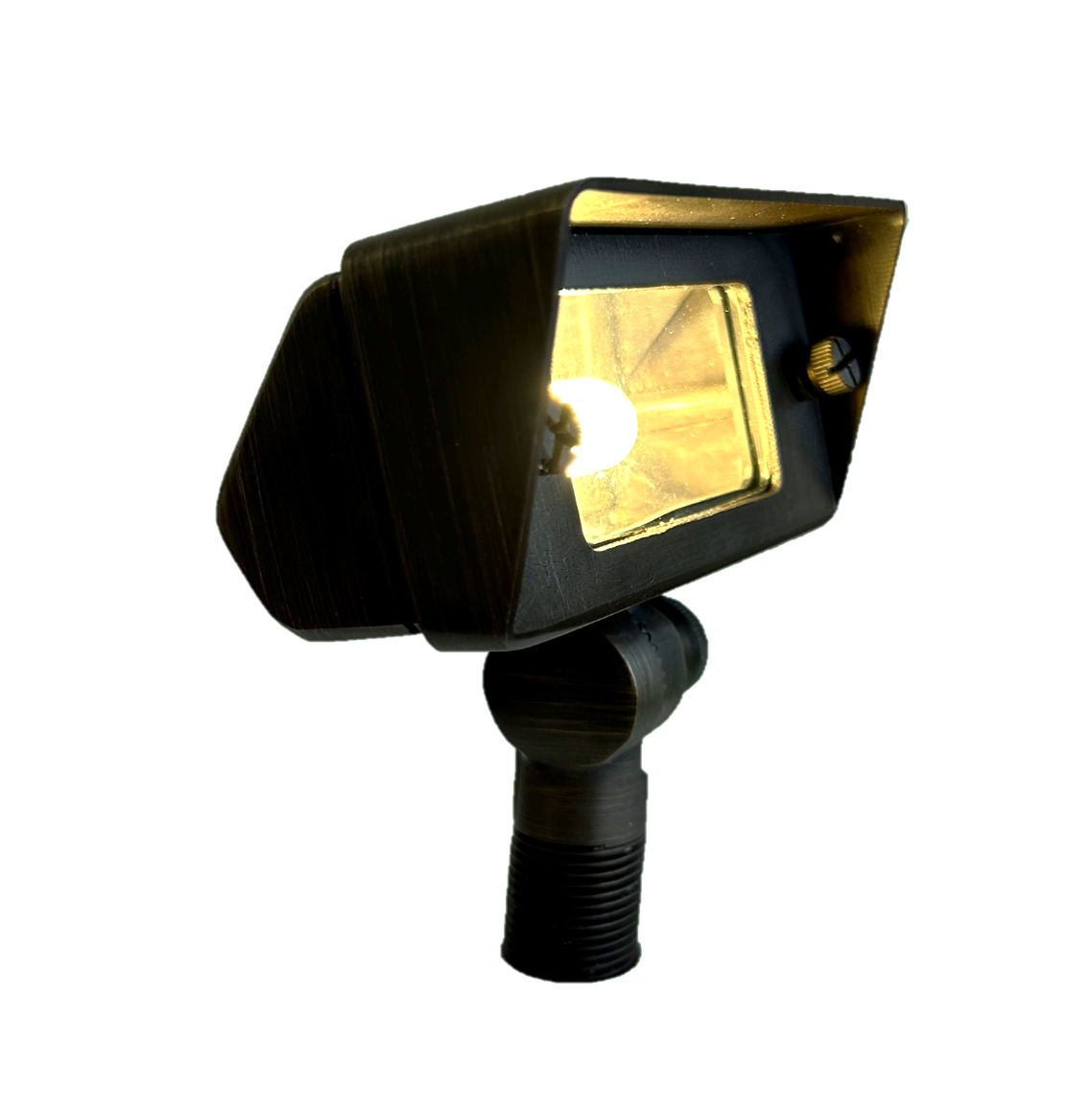 Chateau Solid Cast Brass Flood Light Natural Bronze